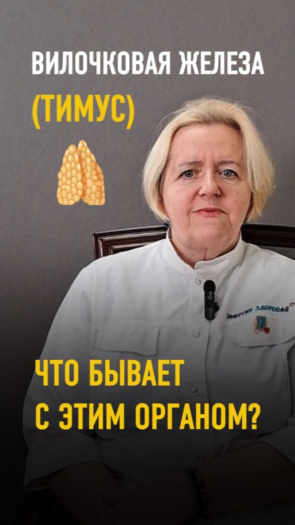 БОЛЕЗНИ вилочковой железы (тимуса). Об этом расскажет терапевт, кардиолог, к.м.н. Голикова Р. В.
