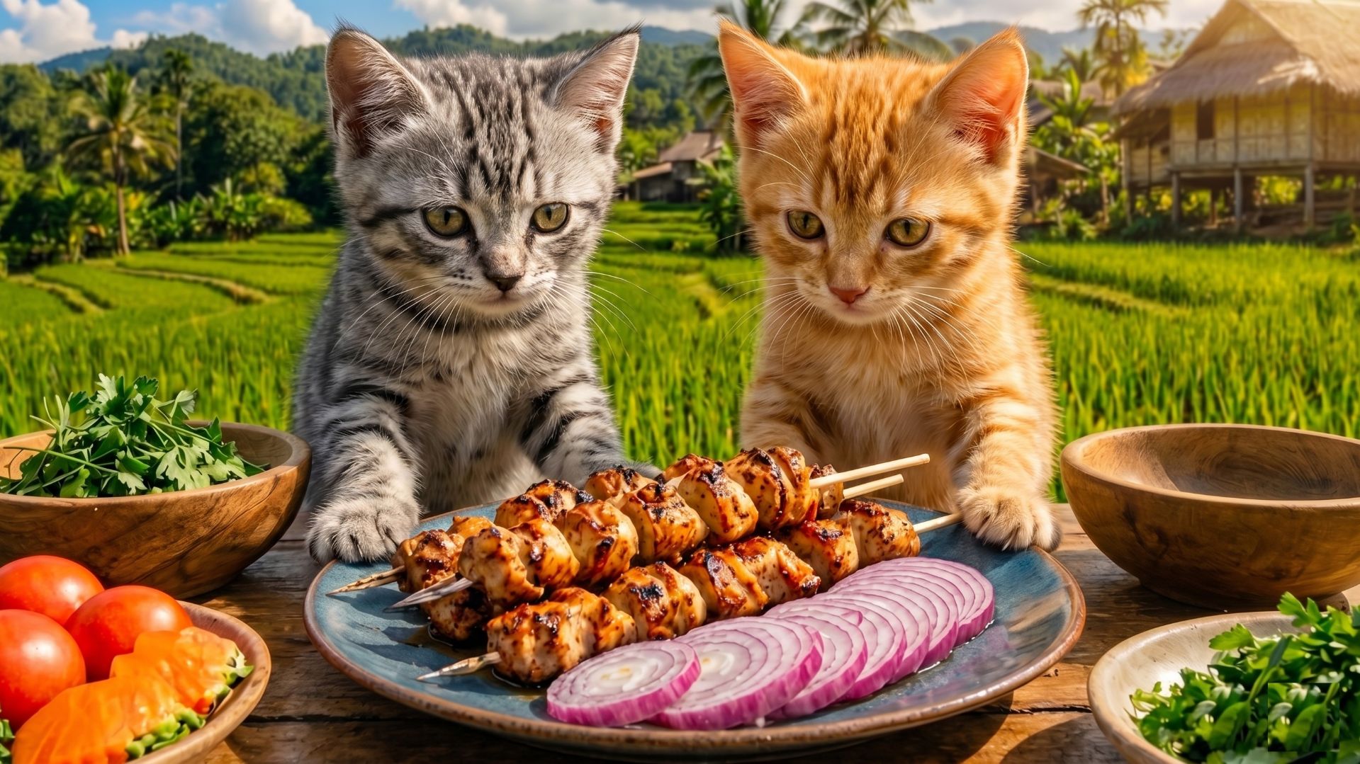 Мои Котята покажут вам, как приготовить: Шашлыки