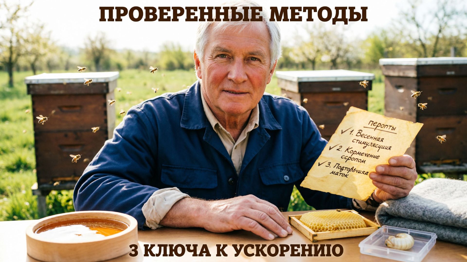 Ускоренное Развитие Пчёл Весной – Советы Профессора Кашковского
