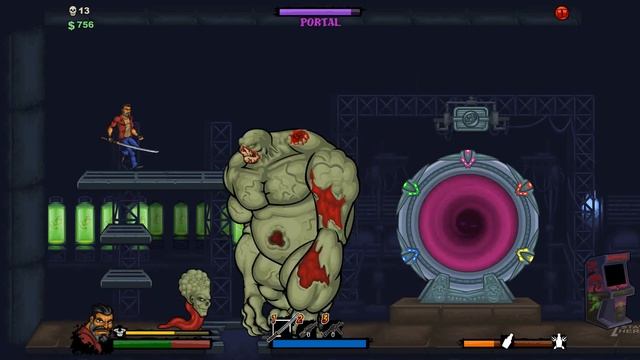 Tequila Zombies 3 Boss №6 Supermutant and Portal