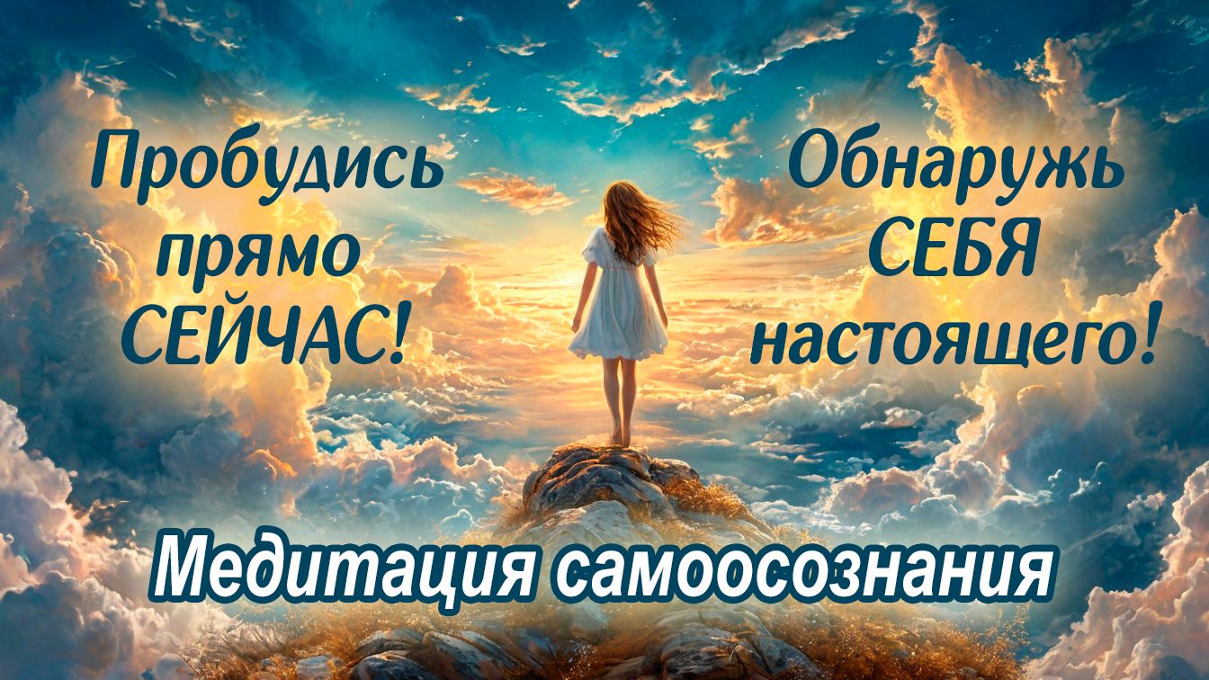 Пробудись прямо сейчас! Медитация САМОПОЗНАНИЯ