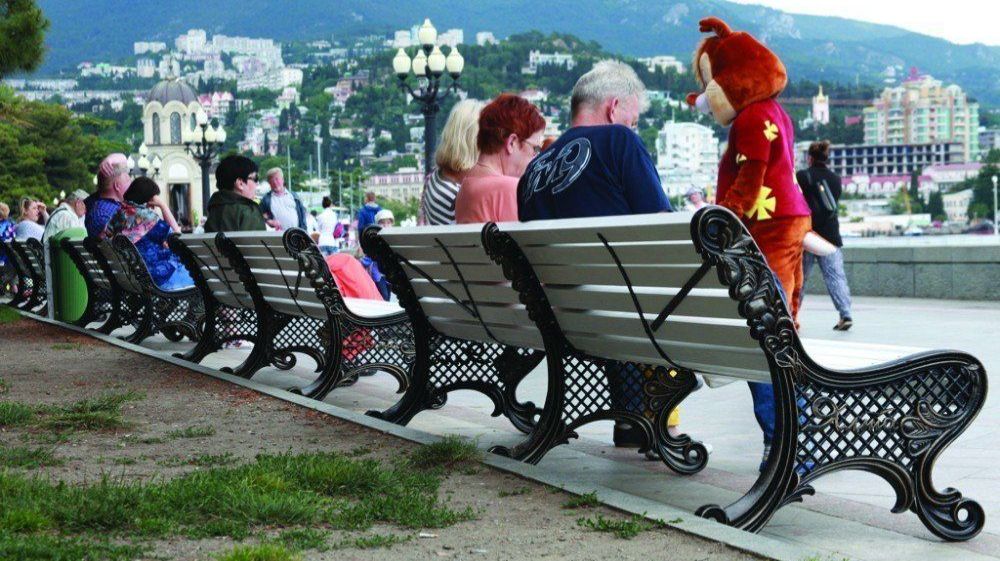 Скамейка чугунная парковая «Ялта»