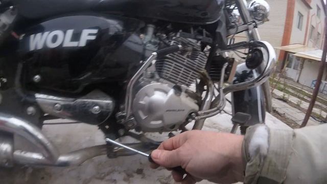 Motoland Wolf 300. Первое моё вмешательство в технику.
