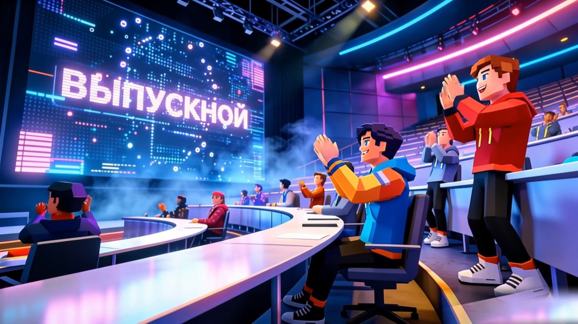 🌠 Выпускной 2026: футуристический футаж для незабываемого видео!