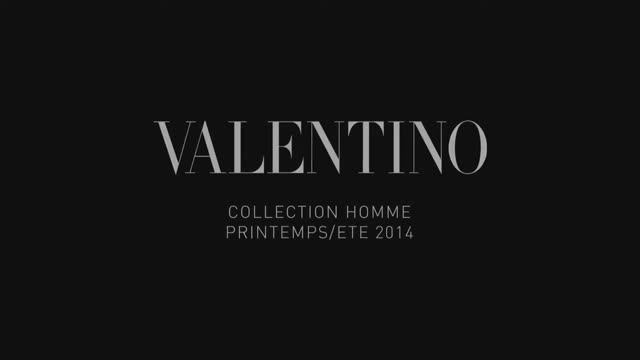 Показ мужской коллекции Valentino весна-лето 2014