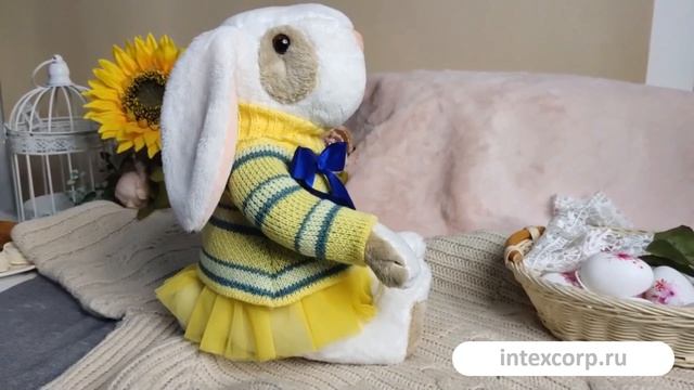 Мягкая игрушка Кролик Яшма, 28 см, Bs28-018