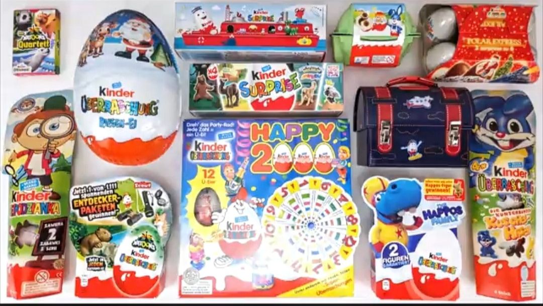 АСМР РАСПАКОВКА Киндер Сюрприз Шоколадные яйца🥰🥰