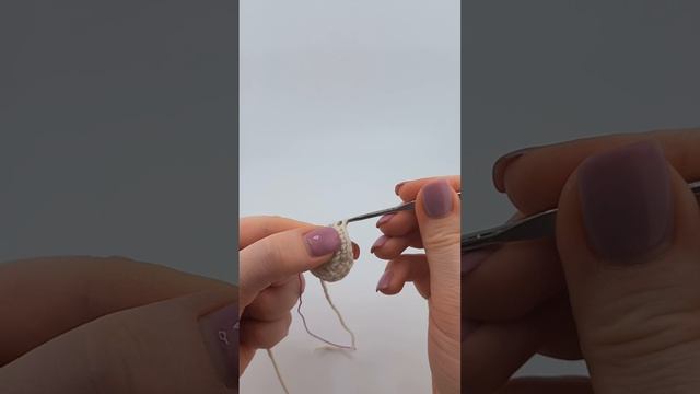 Видео №2 Вяжем мордочку