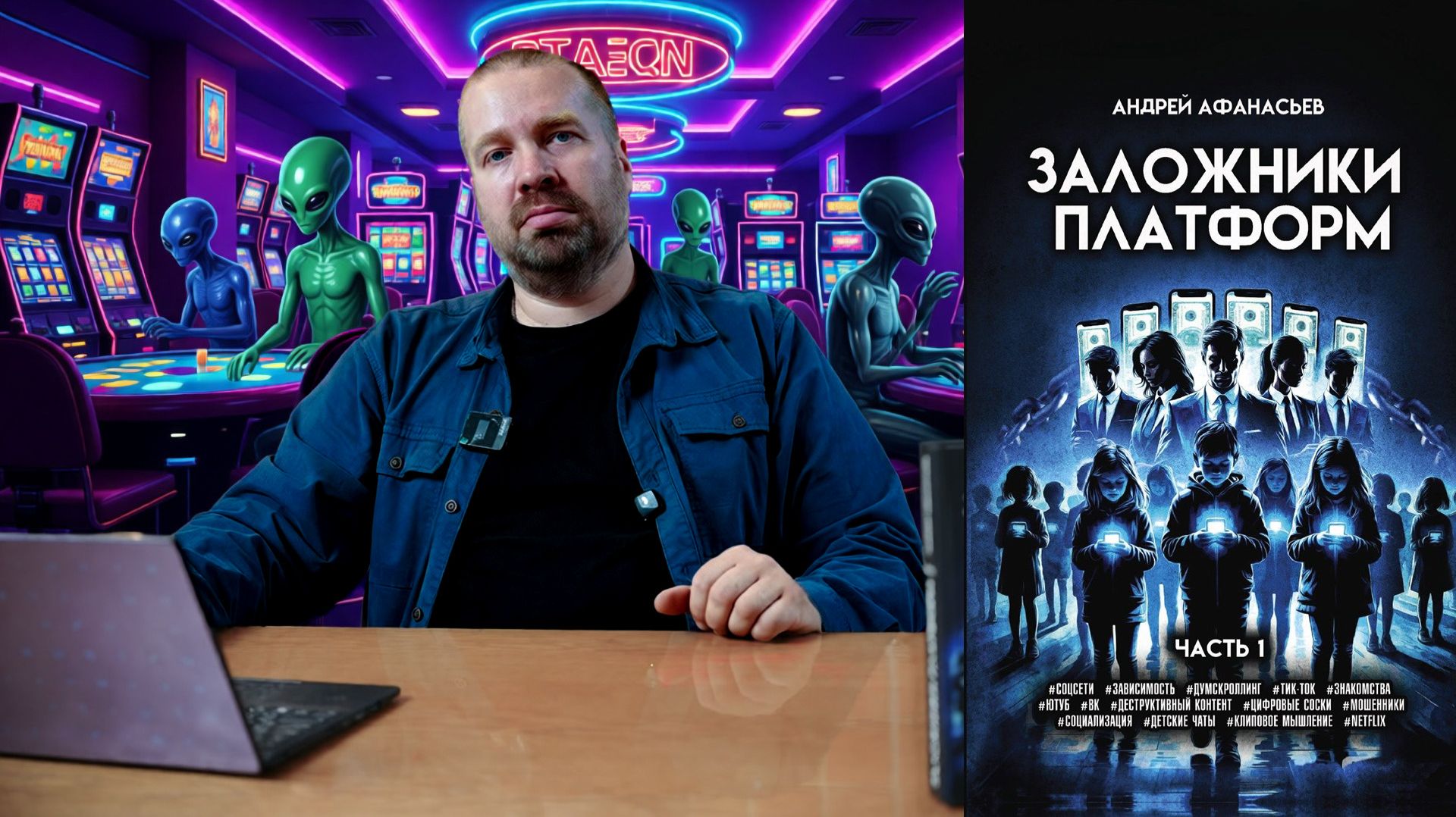 Андрей Афанасьев отвечает на вопросы детей в фонде «Байтик» наукоград Троицк.