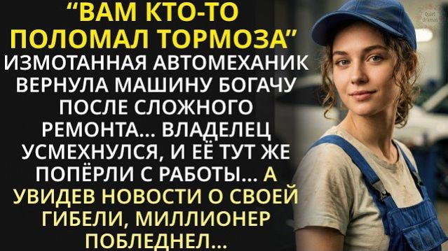 Истории из жизни| Потеряв работу, автомеханик зашла в раздевалку |Аудио рассказы|Жизненные истории