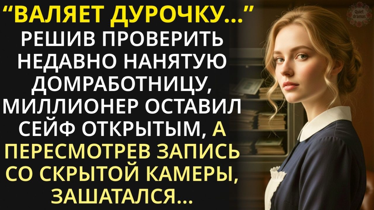 Истории из жизни| Богач проверил домработницу, не заперев сейф |Аудио рассказы|Жизненные истории