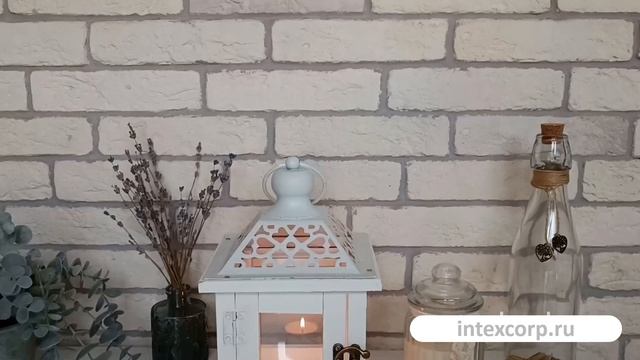 Подсвечник-фонарик СИРИЛЬ, деревянный, белый, 24 см, 520990