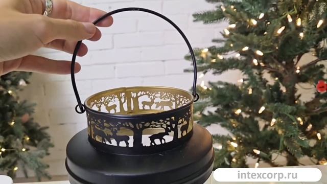 Подсвечник-фонарик ТИССА, металл, 26 см, 2015395