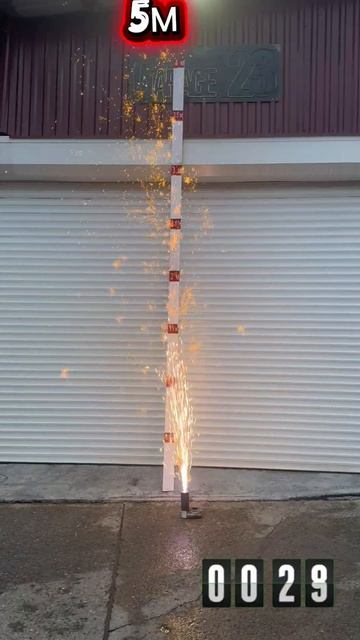 FP006003 Фонтан сценический 5 метров 60 секунд (blue/silver/gold)