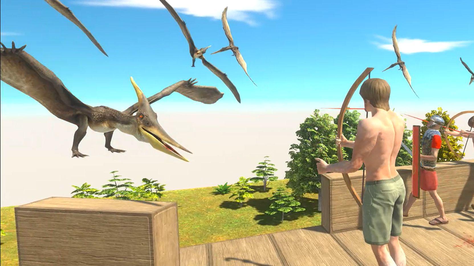 ЗАЩИТА КРЕПОСТИ ОТ ДИНОЗАВРОВ 😱 Animal Revolt Battle Simulator