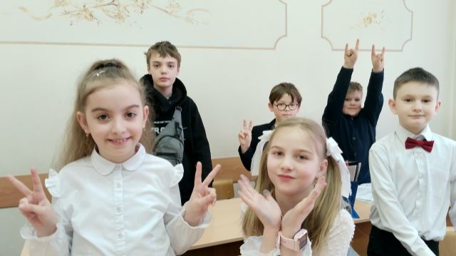 Видео запись фрагмента урока сольфеджио. первый класс. Пед. Князева Л.Ю. ДМШ Лыткарино