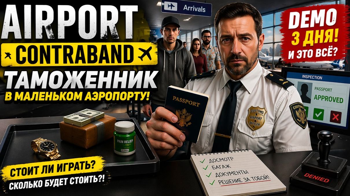 Airport Contraband — ТАМОЖЕННИК В АЭРОПОРТУ! Проверяем пассажиров | Demo