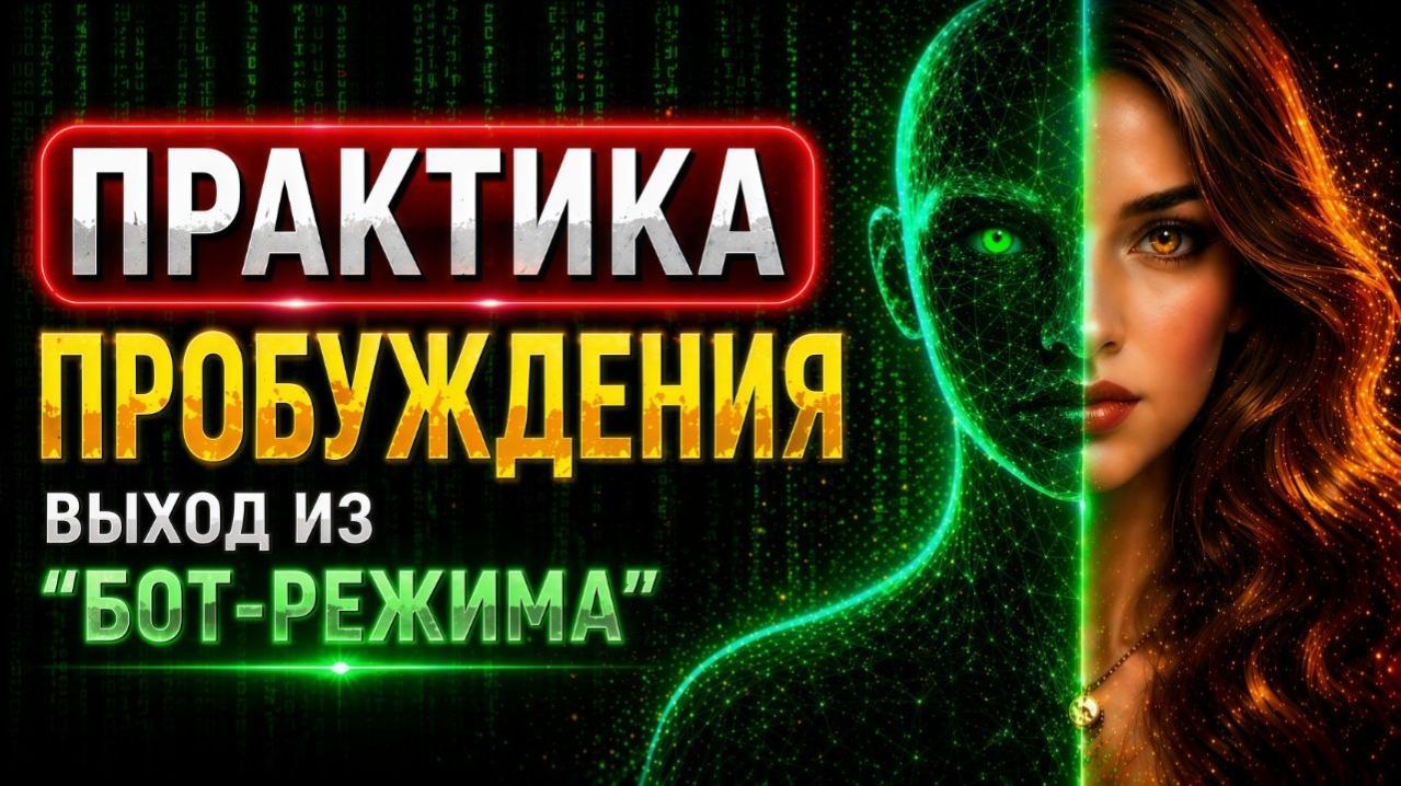 ПРАКТИКА ПРОБУЖДЕНИЯ СОЗНАНИЯ  ВЫХОД ИЗ МАТРИЦЫ