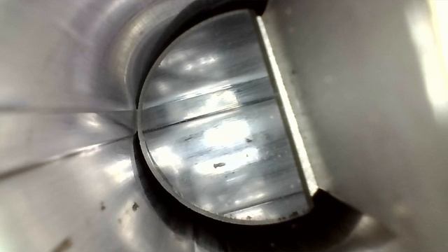 Ствол Сайги 308 в бароскоп после пасты iosso