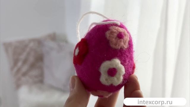 Подвесные пасхальные украшения ДОБРЫЙ ПРАЗДНИК, 6 см, 4 шт., 2057486