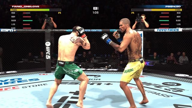 Роберт Уиттакер - Алекс Перейра. UFC 5 Онлайн