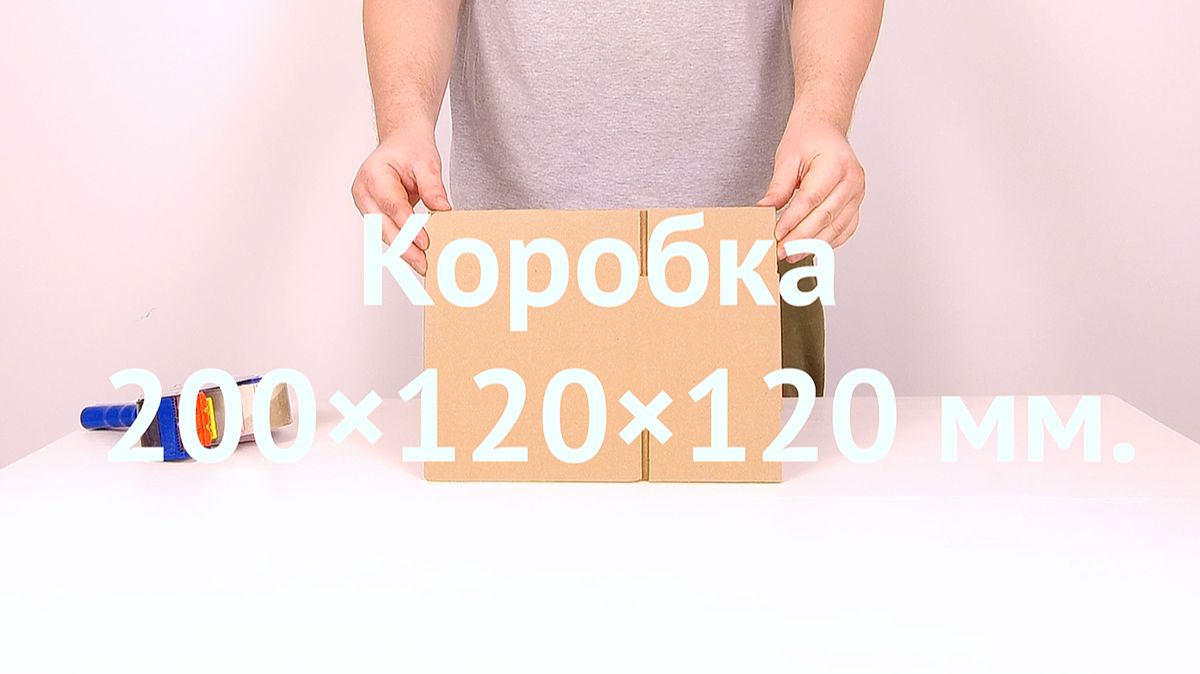 Коробка 200×120×120 Т-22 B бурый