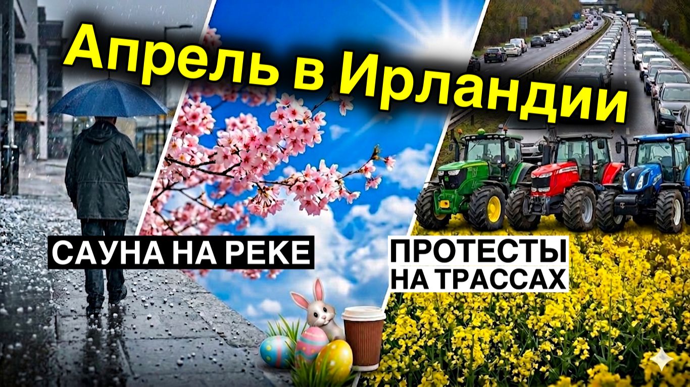Протесты в Ирландии🚜Сауна на реке Liffey🔥Celbridge: город или деревня🏘Теннис в цветах🎾Bushy Park