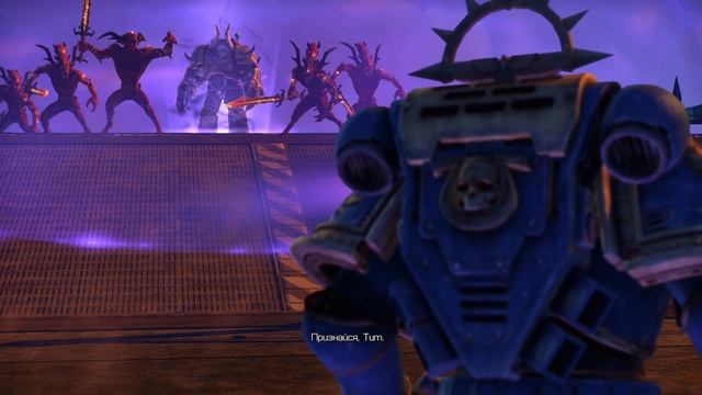 Часть 13 - Человек и демон Warhammer 40,000 Space Marine