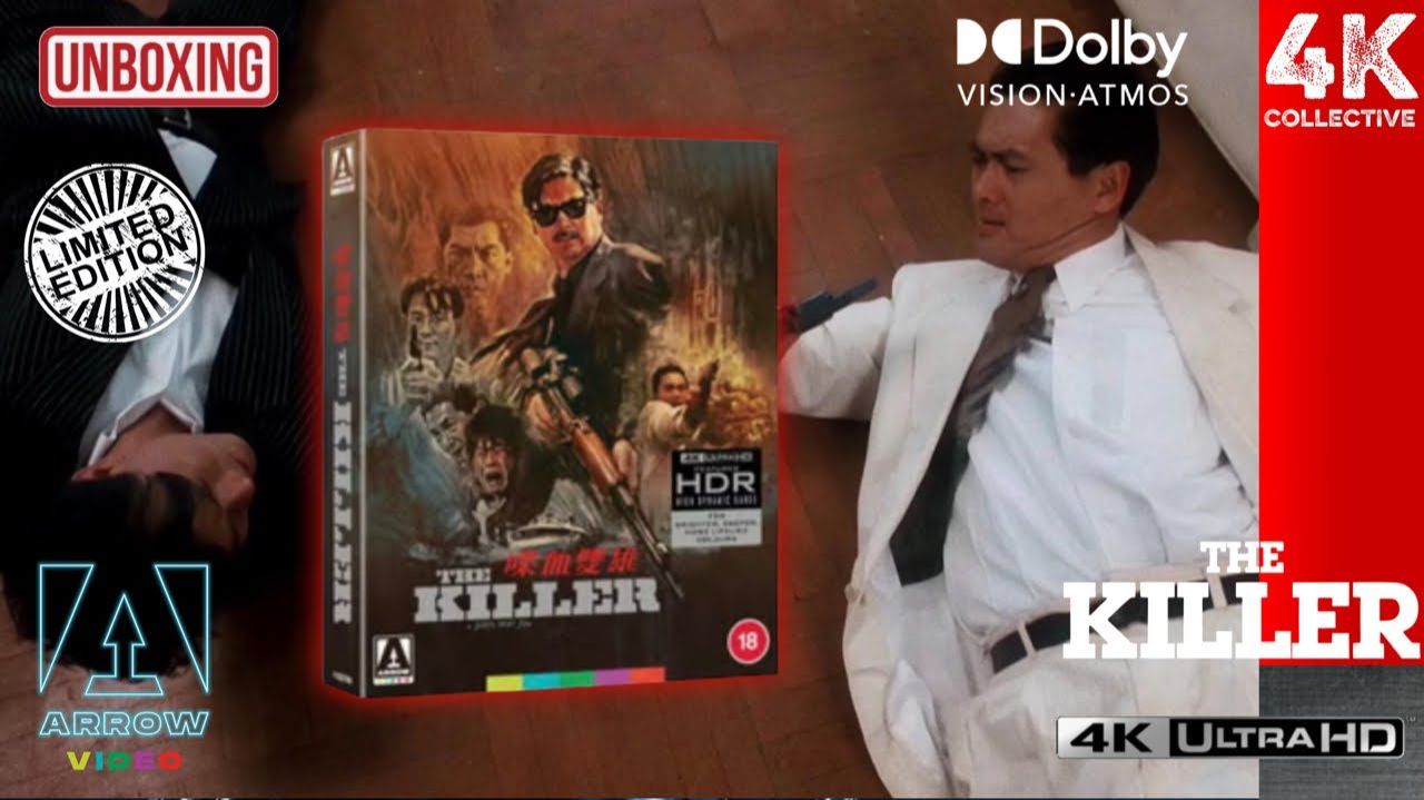Распаковка ограниченного издания The Killer 4K UltraHD Blu-Ray от Arrow Video