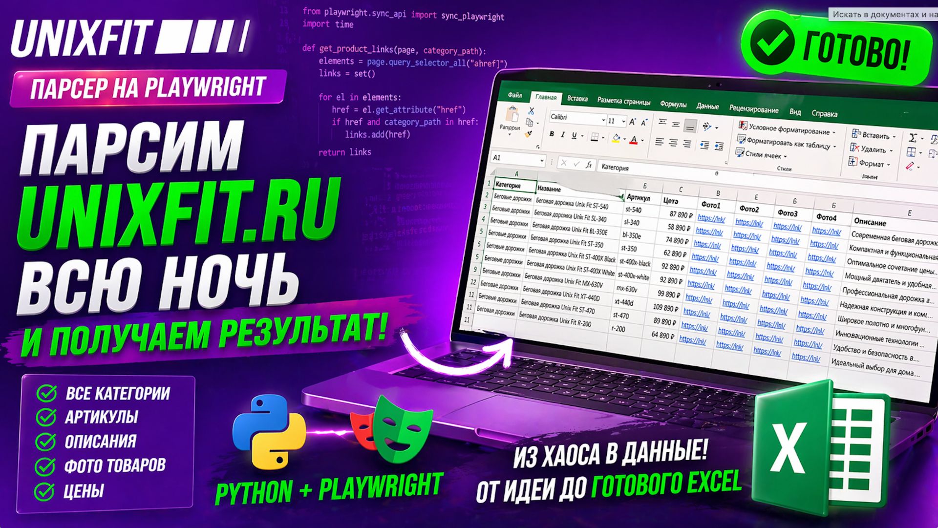 ПЕРЕНОС ОБЪЯВЛЕНИЙ С САЙТА НА АВИТО. ПАРСИНГ
