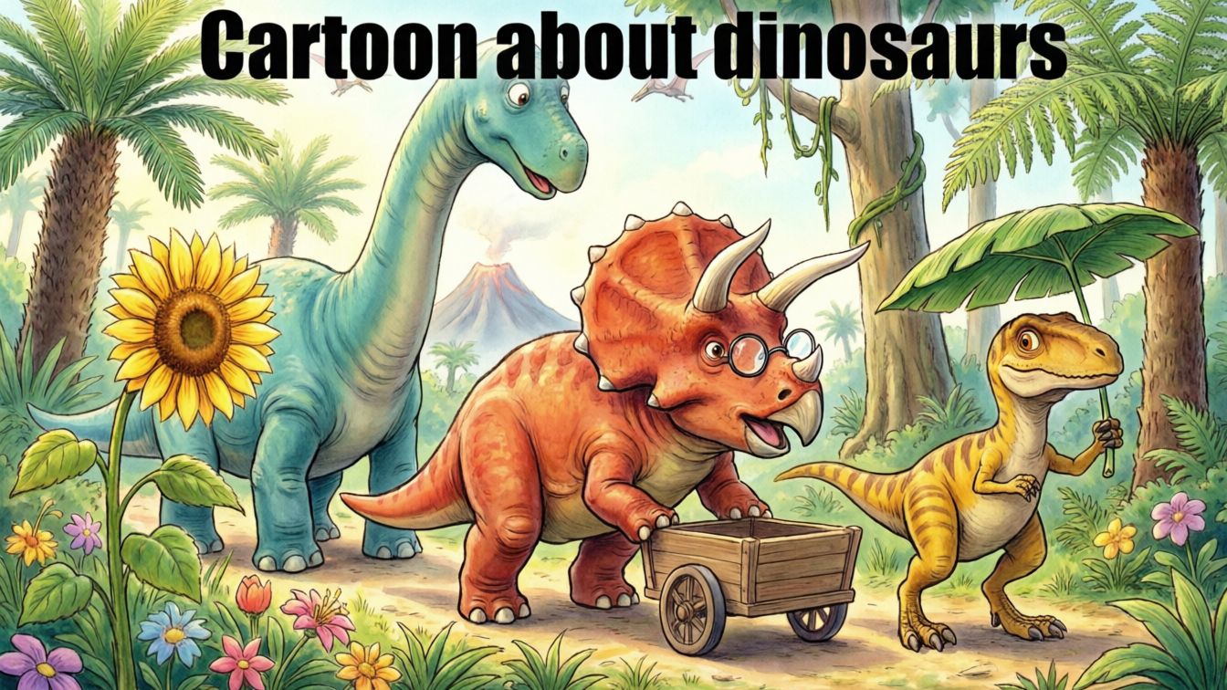 Программирование на Scratch. Мультфильм про динозавров.