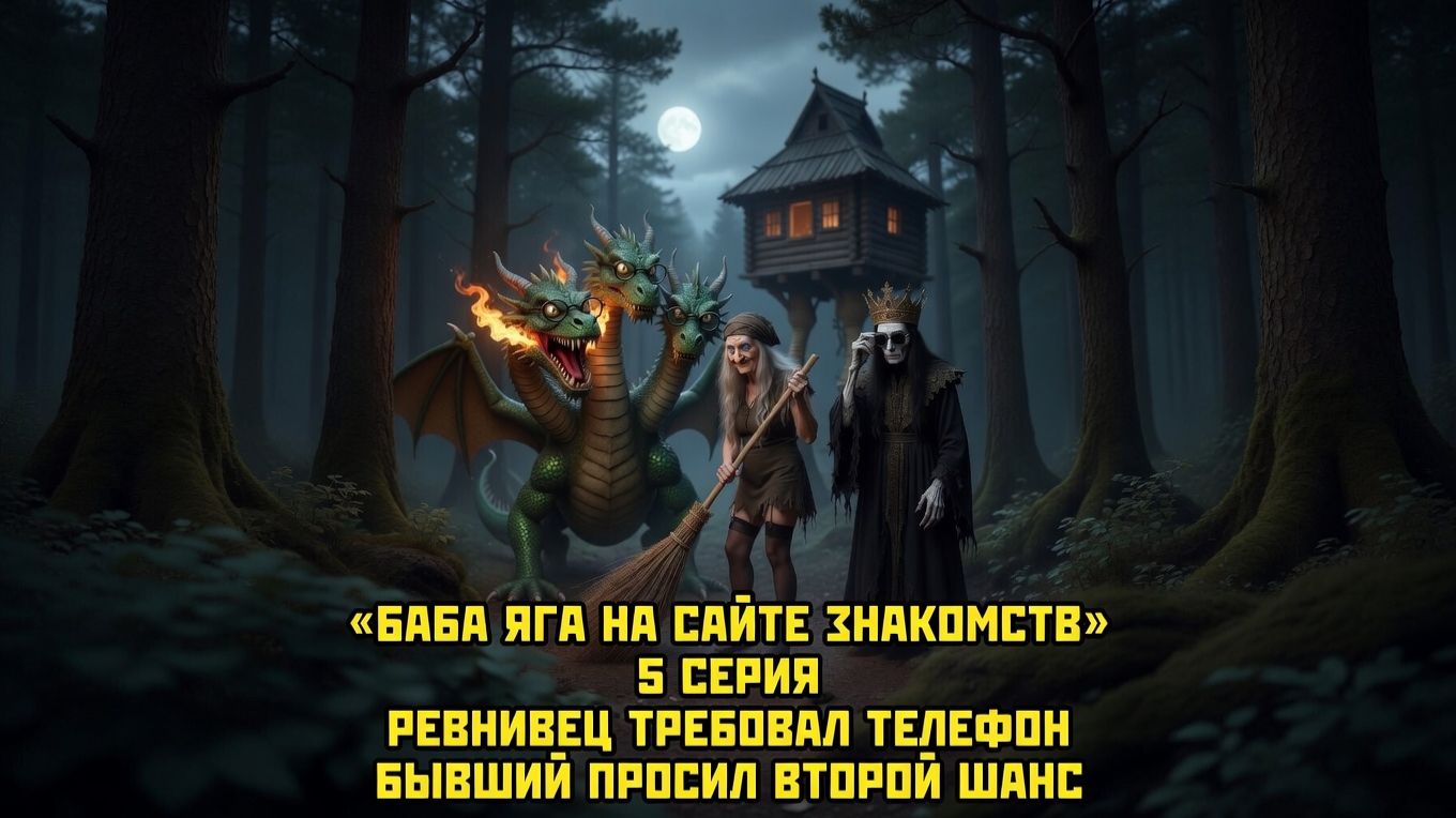 Баба Яга на сайте знакомств 5 серия. Бывший вернулся / ревнивец устроил допрос!
