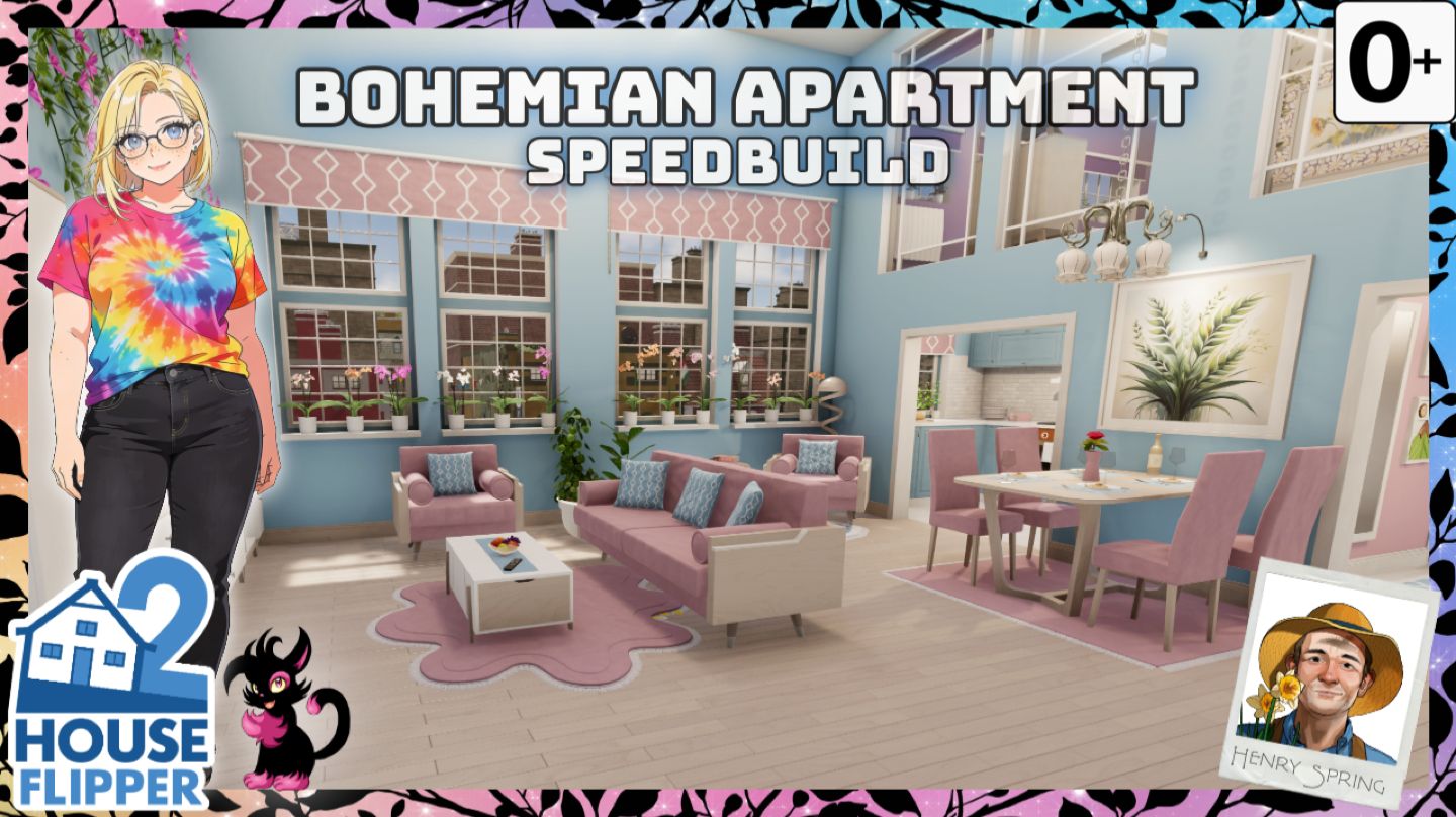 Хаус Флиппер 2 - House Flipper 2 - Bohemian Apartment - Speedbuild