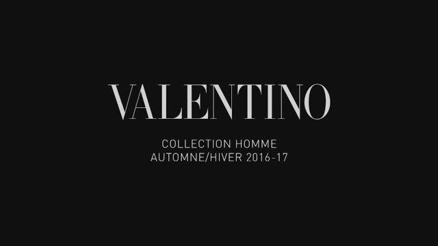 Показ мужской коллекции Valentino осень-зима 2016-2017
