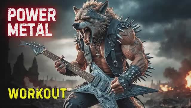 Пауэр-метал ⚡ 1 Час инструментальной музыки в спортивном зале в стиле Пауэр-метал