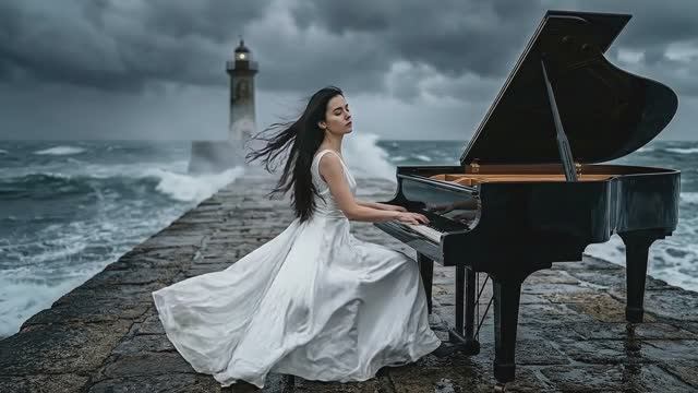 Найдите утешение в музыке - эмоциональном фортепиано и скрипке для придания сил
