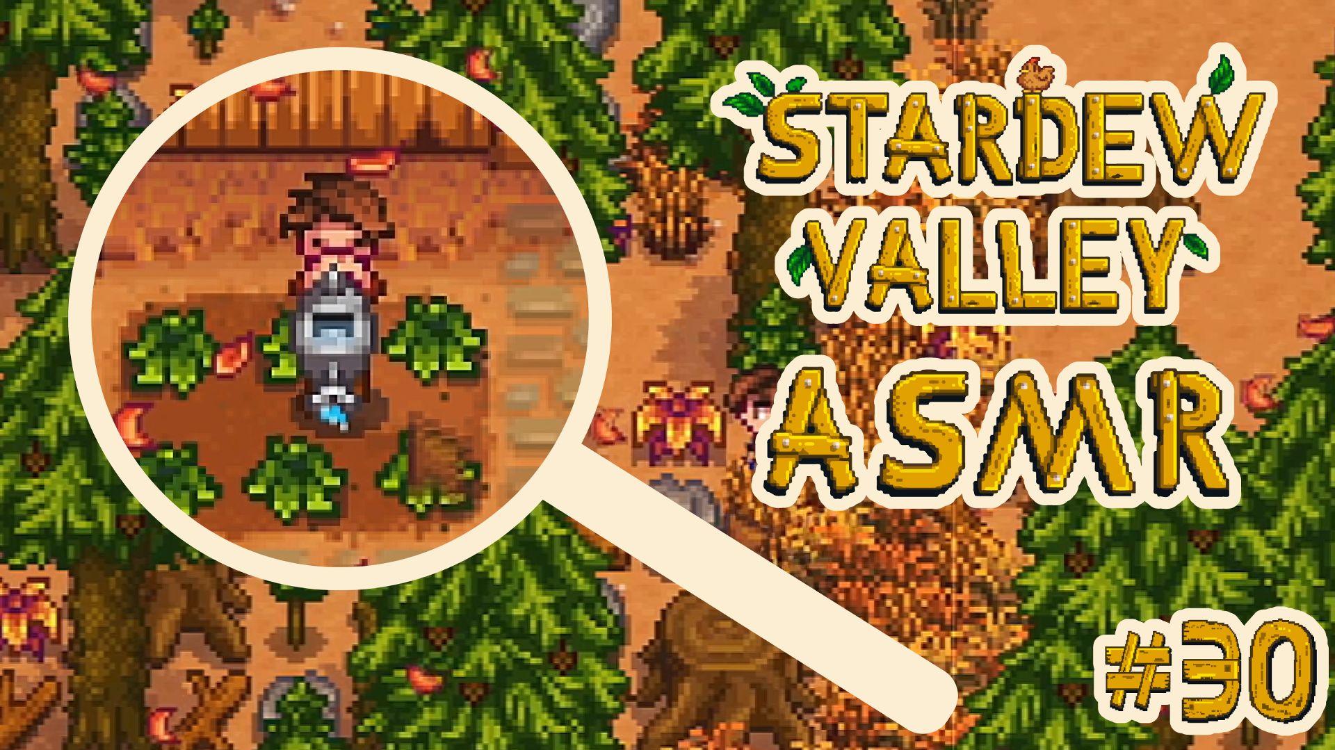 • АСМР • Новичок в Stardew Valley #30 • Осенние деньки • Прохождение • Расслабляющий шепот •