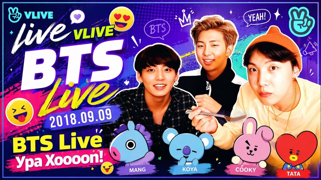 VLIVE live BTS Live 2018.09.09 BTS Live Ура Хоoooп