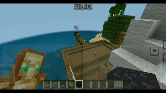 Мы с Чëрные глазки соревнуемся по битве построек кораблей в майнкрафт