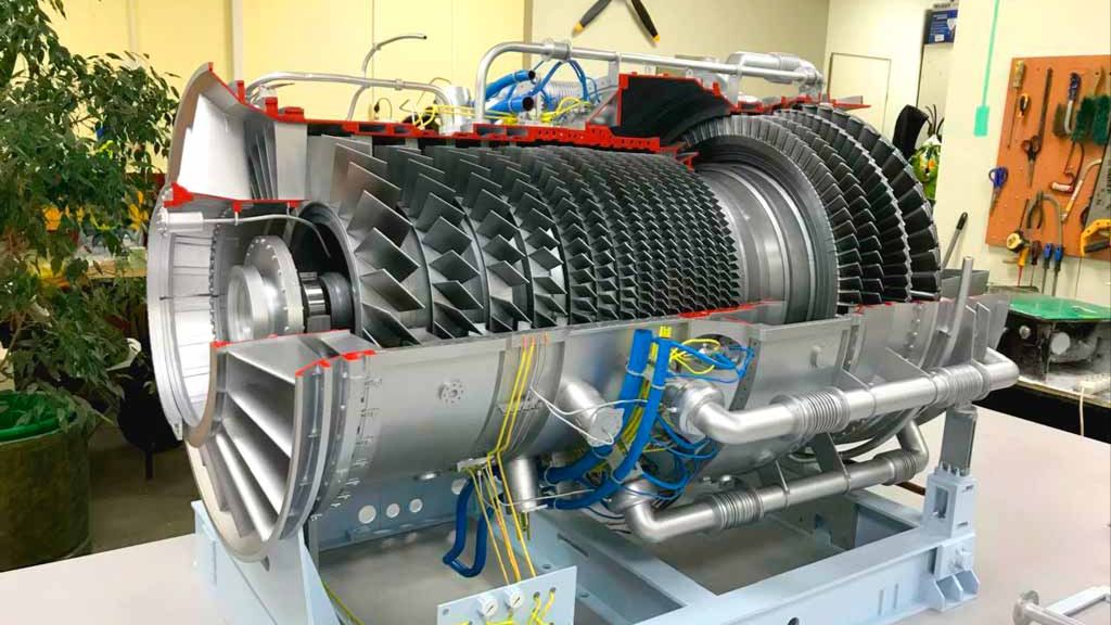 Изготовление промышленных макетов оборудования. Макет газовая турбина. ГК Макет-Модели