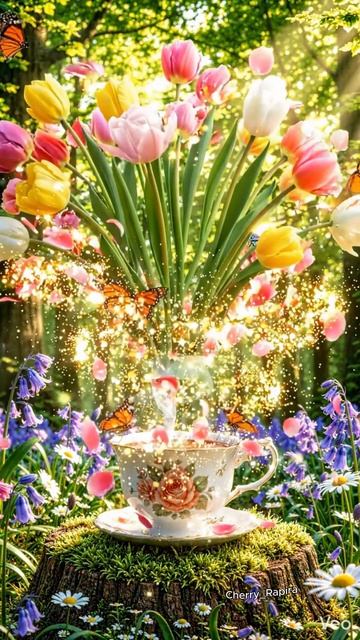 Волшебного утра и хорошего настроения на весь день 🌸