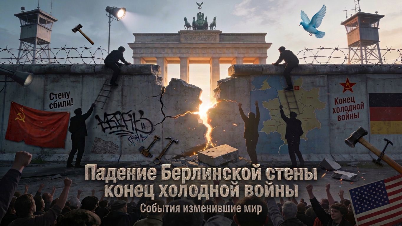 Падение Берлинской стены. Почему падение стены — только начало, а не финал.[События изменившие мир]