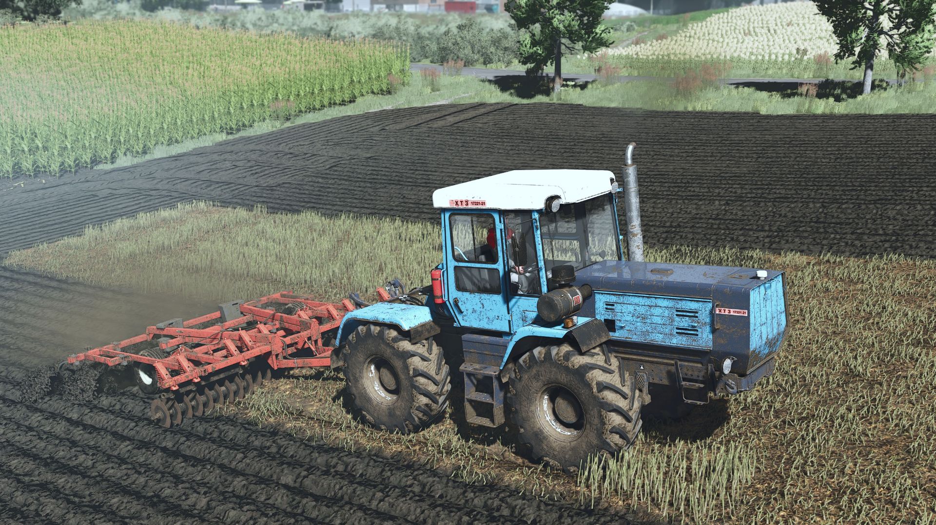FS25 Kolonia. Возделывание полей ХТЗ-17221