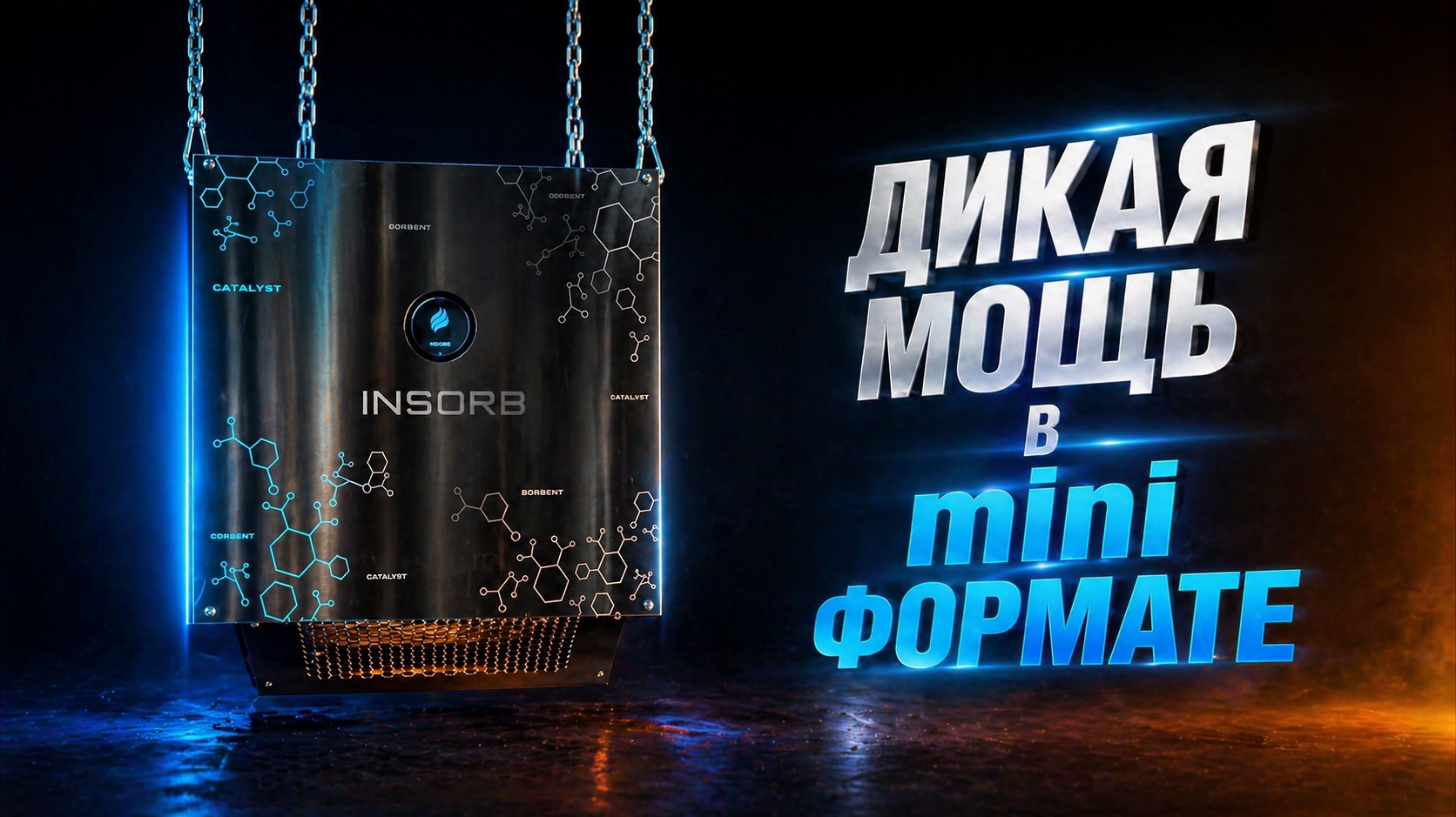 Маленький, но мощный зонт!