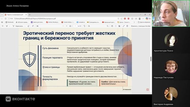 Книжный клуб 1.11. Перенос и контрперенос