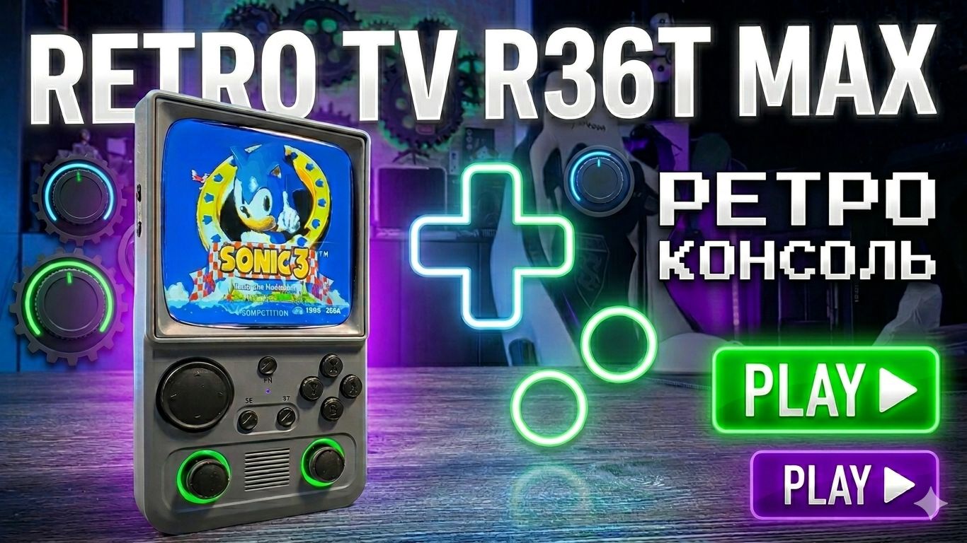 R36T MAX Retro — возвращаемся в детство: обзор игровой консоли