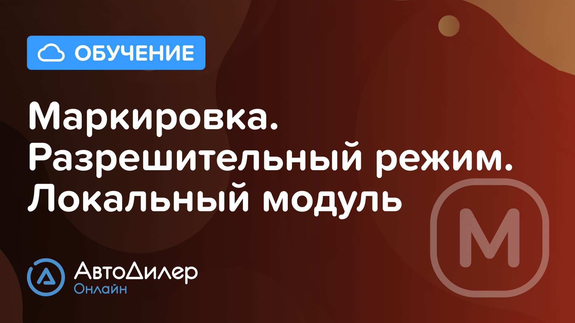 Маркировка. Разрешительный режим. Локальный модуль — АвтоДилер Онлайн — autodealer.ru