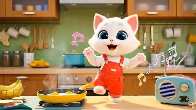 🐱🕷️ Короткометражный мультфильм с Любопытный котенок обнаруживает блестящий веб-момент | Часть 3