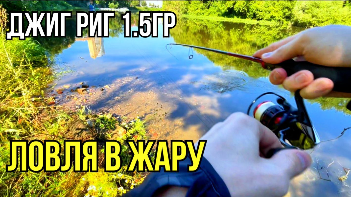 Микроджиг в жару. Джиг-риг 1.5г на Пахре: как поймать пассивного окуня