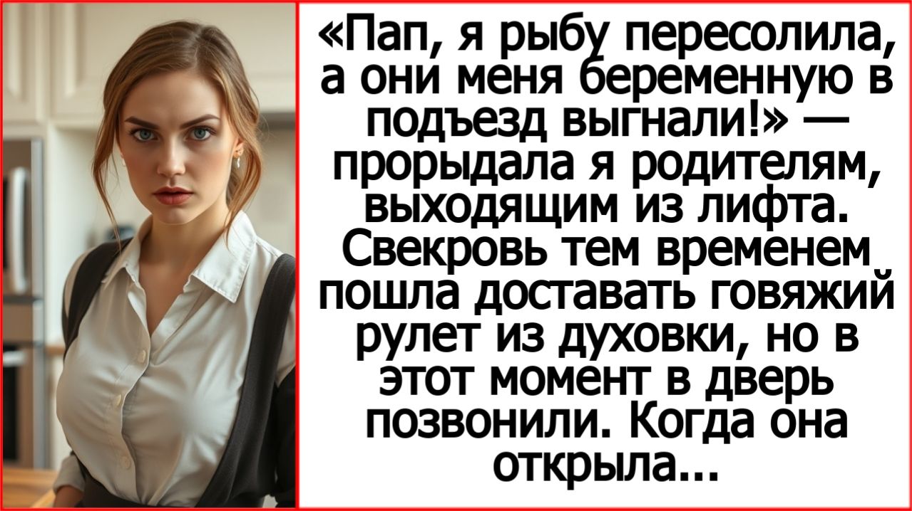 Истории из жизни. Свекровь выставила меня в подъезд из-за рыбы. Аудио рассказы.